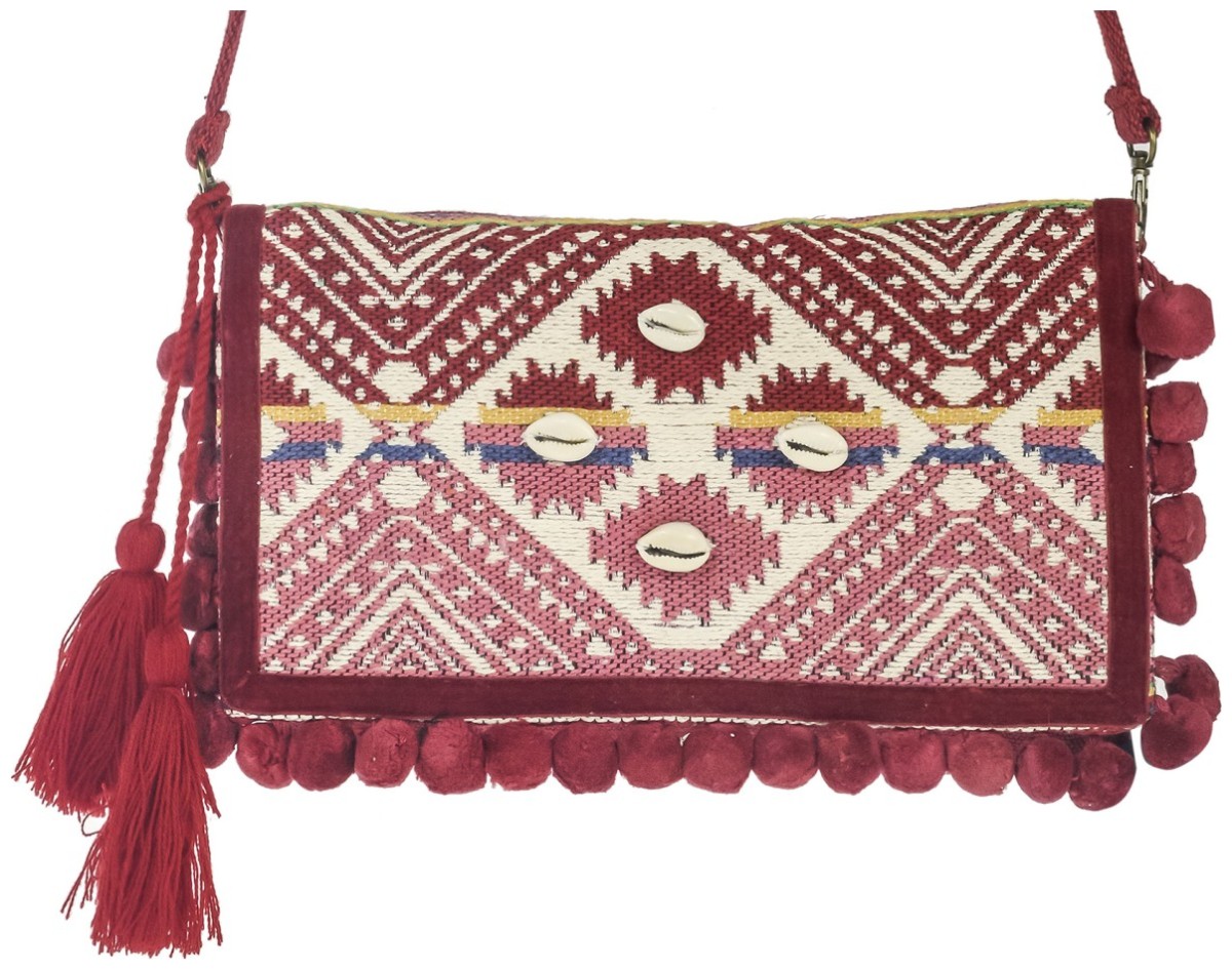Accessories :: Τσάντες & Πορτοφόλια :: Α2S Τσάντα φάκελος Ethnic με ...