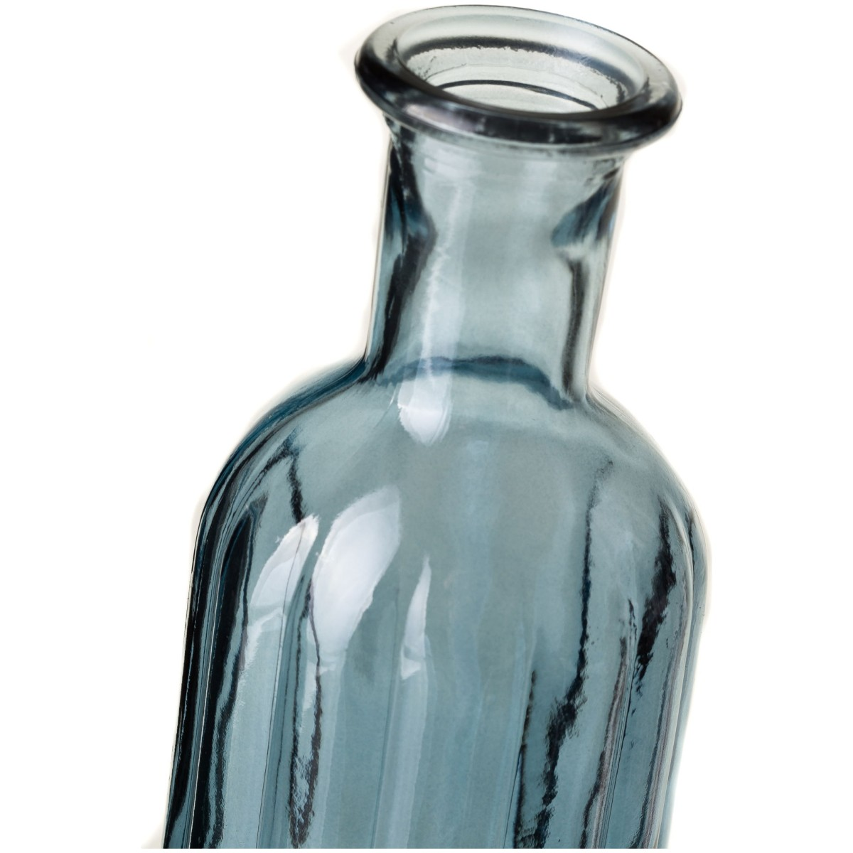 Homeware :: Διακόσμηση :: Διακοσμητικό γυάλινο μπουκάλι - βάζο 7.6x7.6x19cm