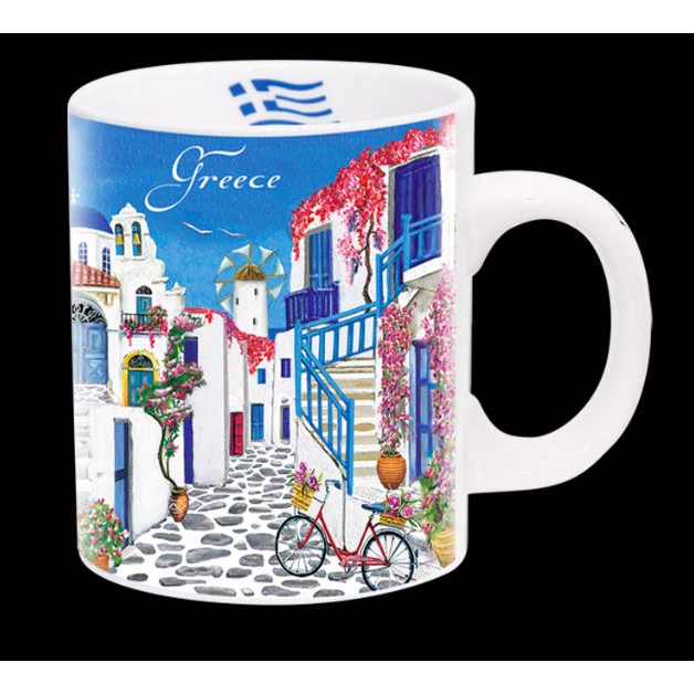 Δώρα :: Τουριστικά σουβενίρ :: Κούπα κεραμική Νησί Greece Avra 50ml